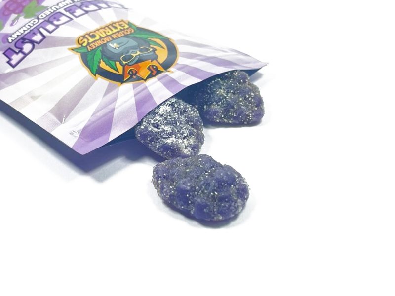 Golden Monkey Extracts – Grape Blast Gummy 240mg THC : 100mg CBD ...